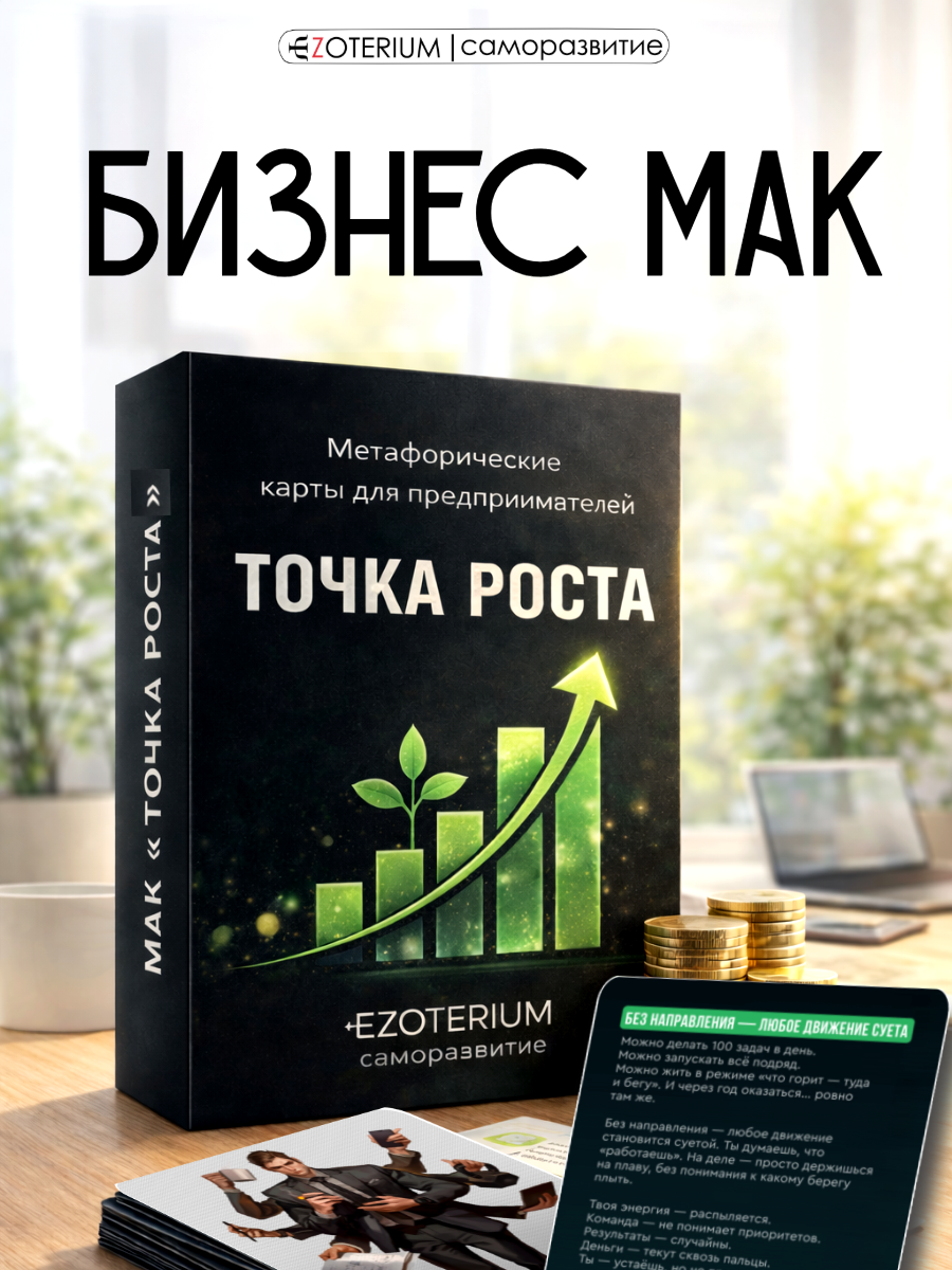 Метафорические карты для предпринимателей "Точка роста" EZOTERIUM