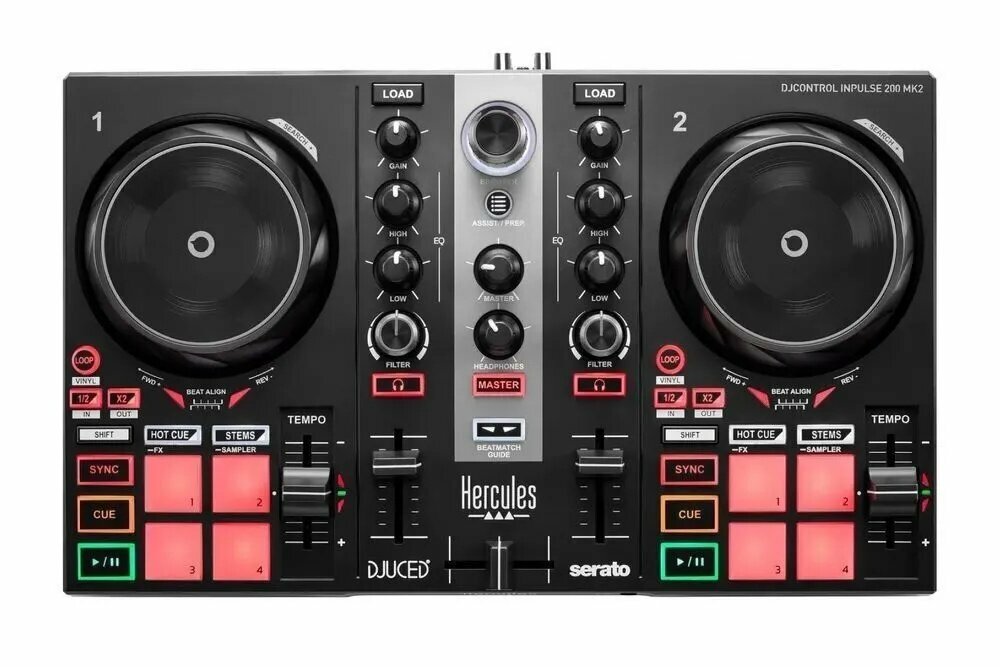 Контроллер Hercules DJControl Inpulse 200-MK2