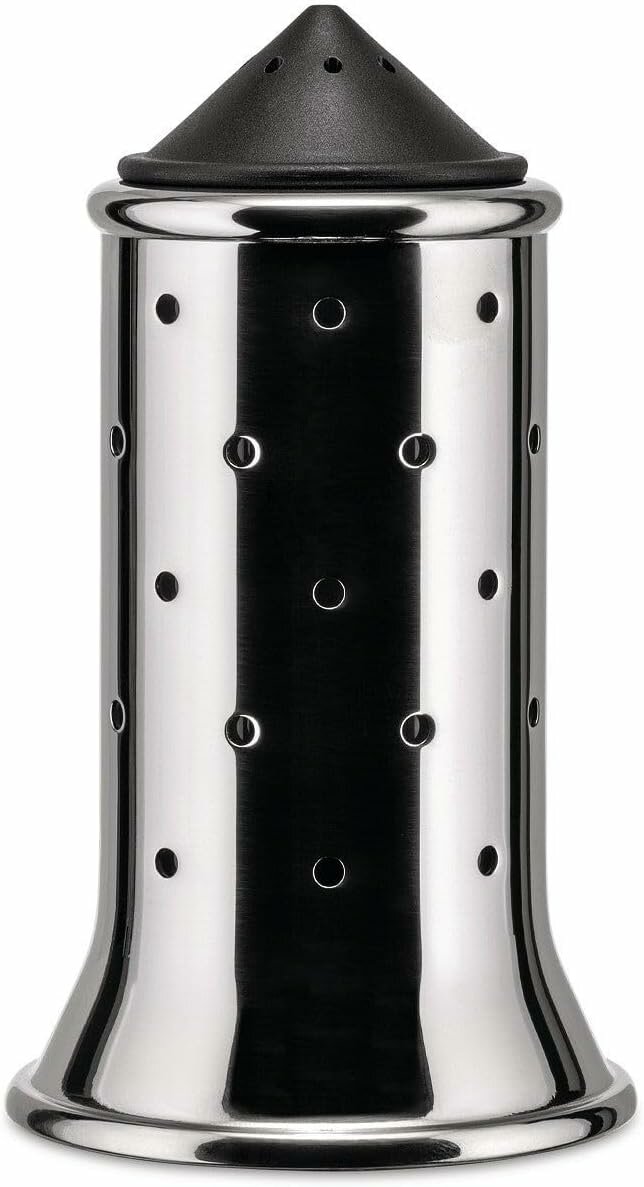 Солонка Alessi MGSAL B из нержавеющей стали, цвет черный