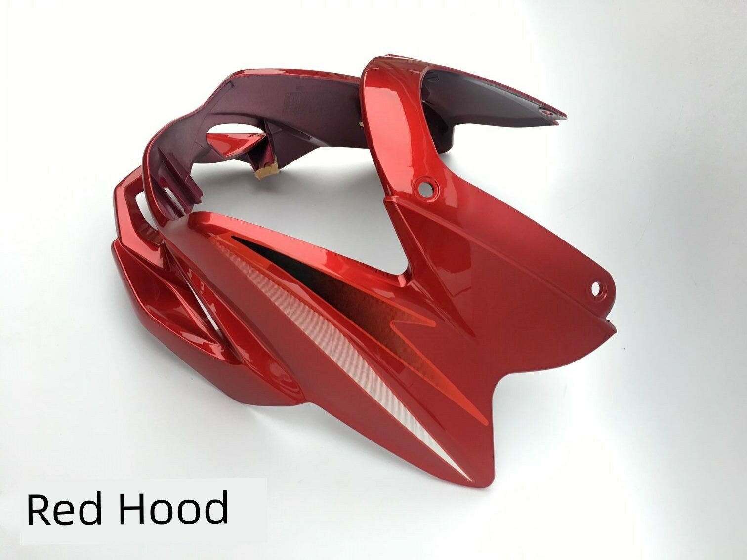 Подходит для мотоцикла Wuyang Honda, переднее крыло WH125-B-11, дефлектор, капот в сборе, абажур, корпус лампы Красный
