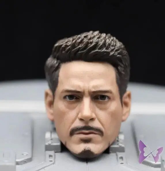 Модель головы Iron Man 1/6 JIAOU DOLL, серый, B04
