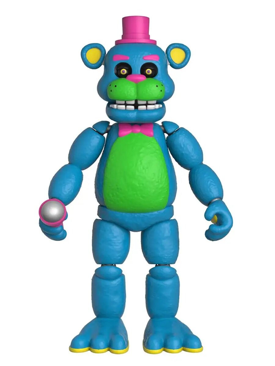 Коллекционная фигурка неоновый Фредди из серии "FNAF", 13 см, синий