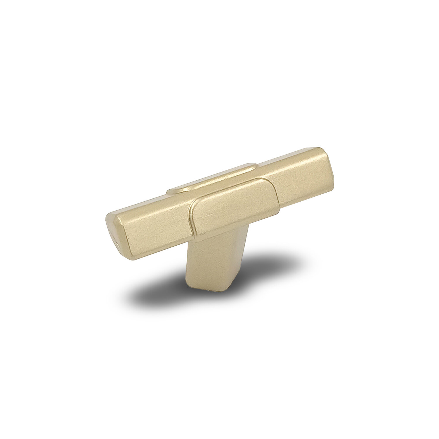 Ручка кнопка EVA VERGE матовое золото — мебельная фурнитура, покрытие GA (gold antique)