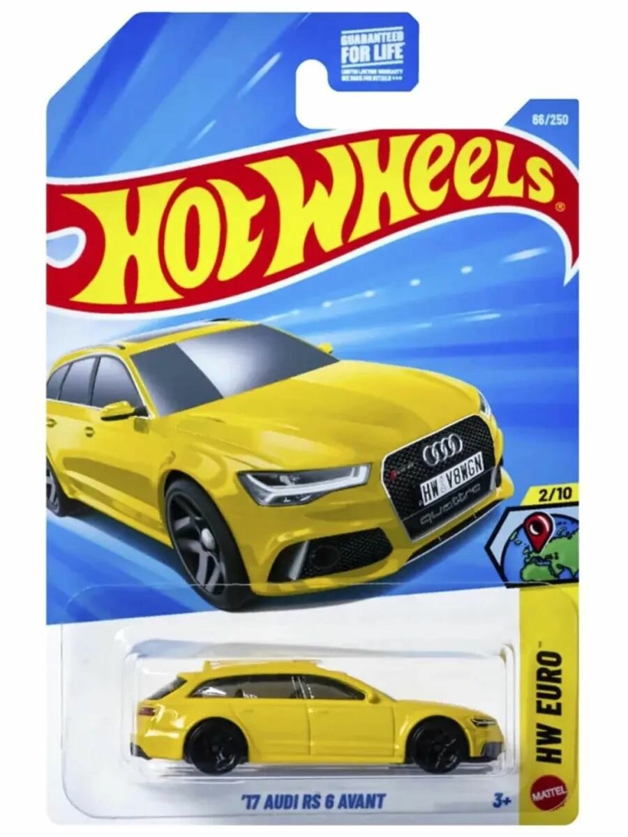 JJJ33 Hot Wheels машинка металлическая игрушка коллекционная масштабная модель 17 Audi RS 6 Avant кейс 2026