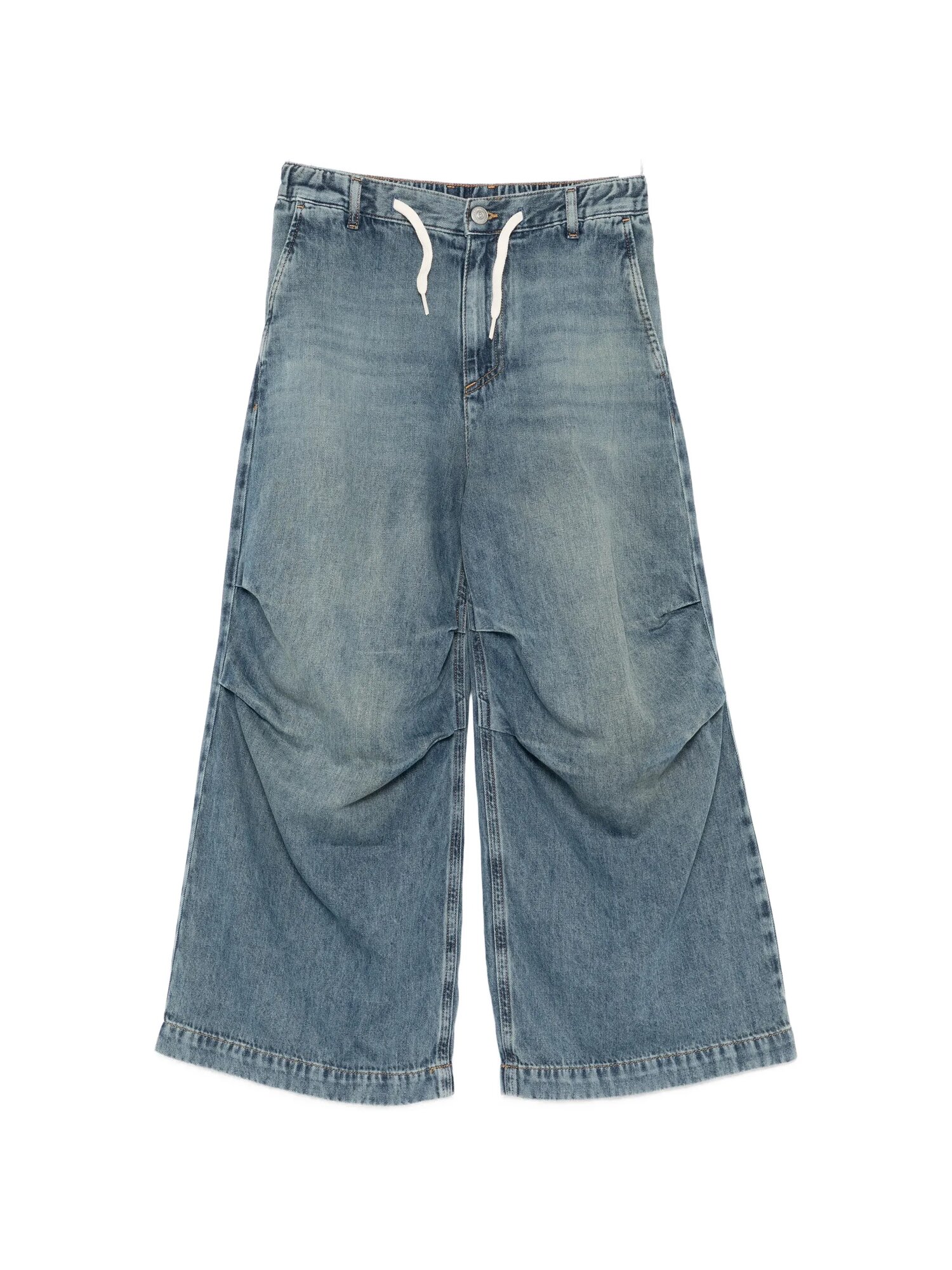 Джинсы Draped wide-leg jeans