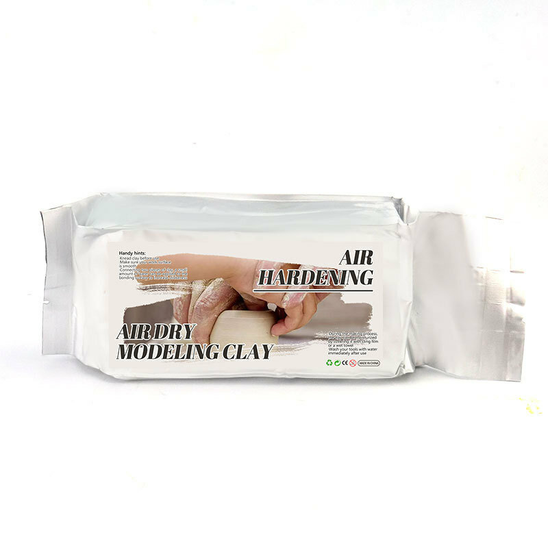 Красная воздушно-сухая глина для лепки 500 г, материалы для творческих проектов DIY
