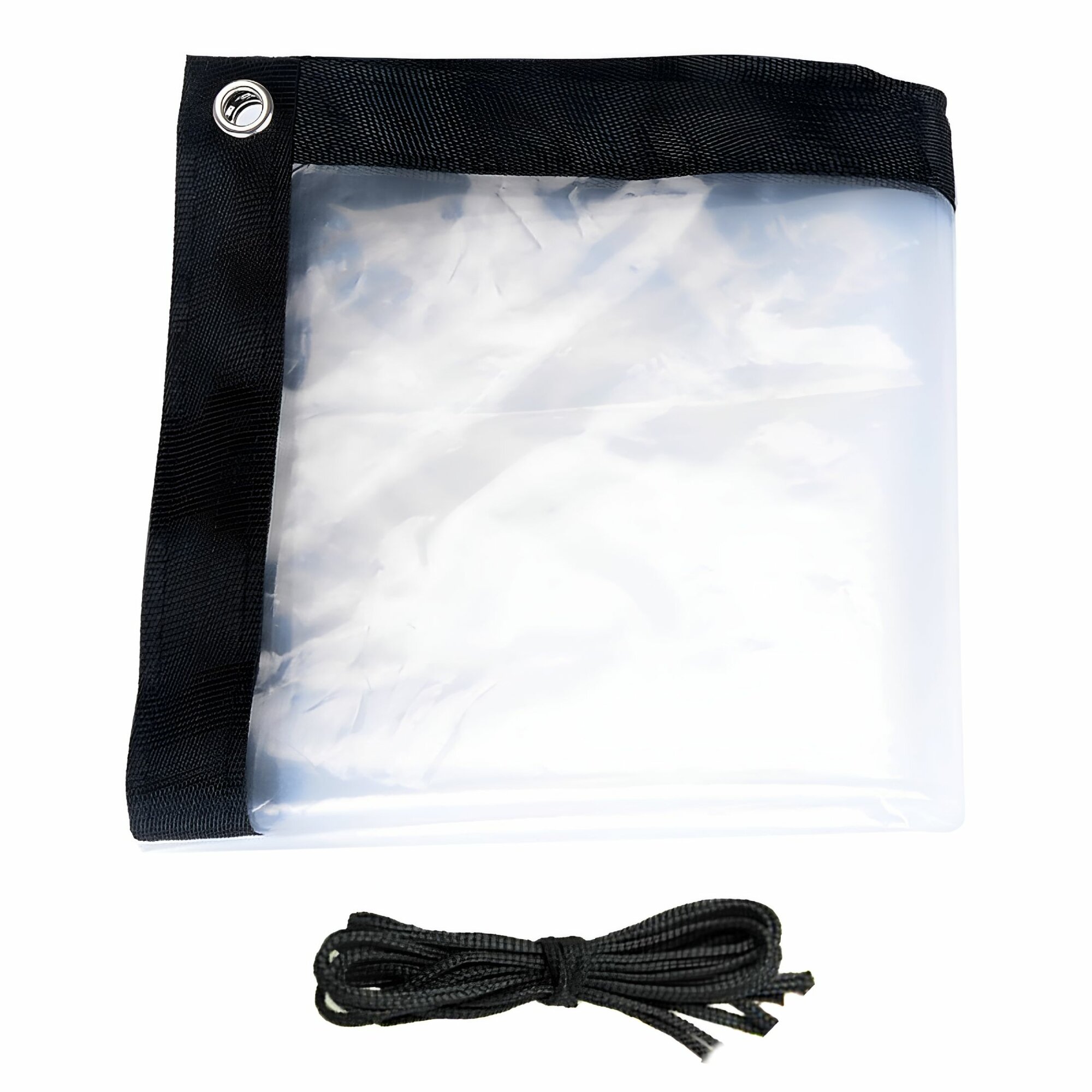 SELIVO Прозрачный водонепроницаемый тент для сада с люверсами, усиленный укрывной тент для теплиц и кемпинга (2 шт.).