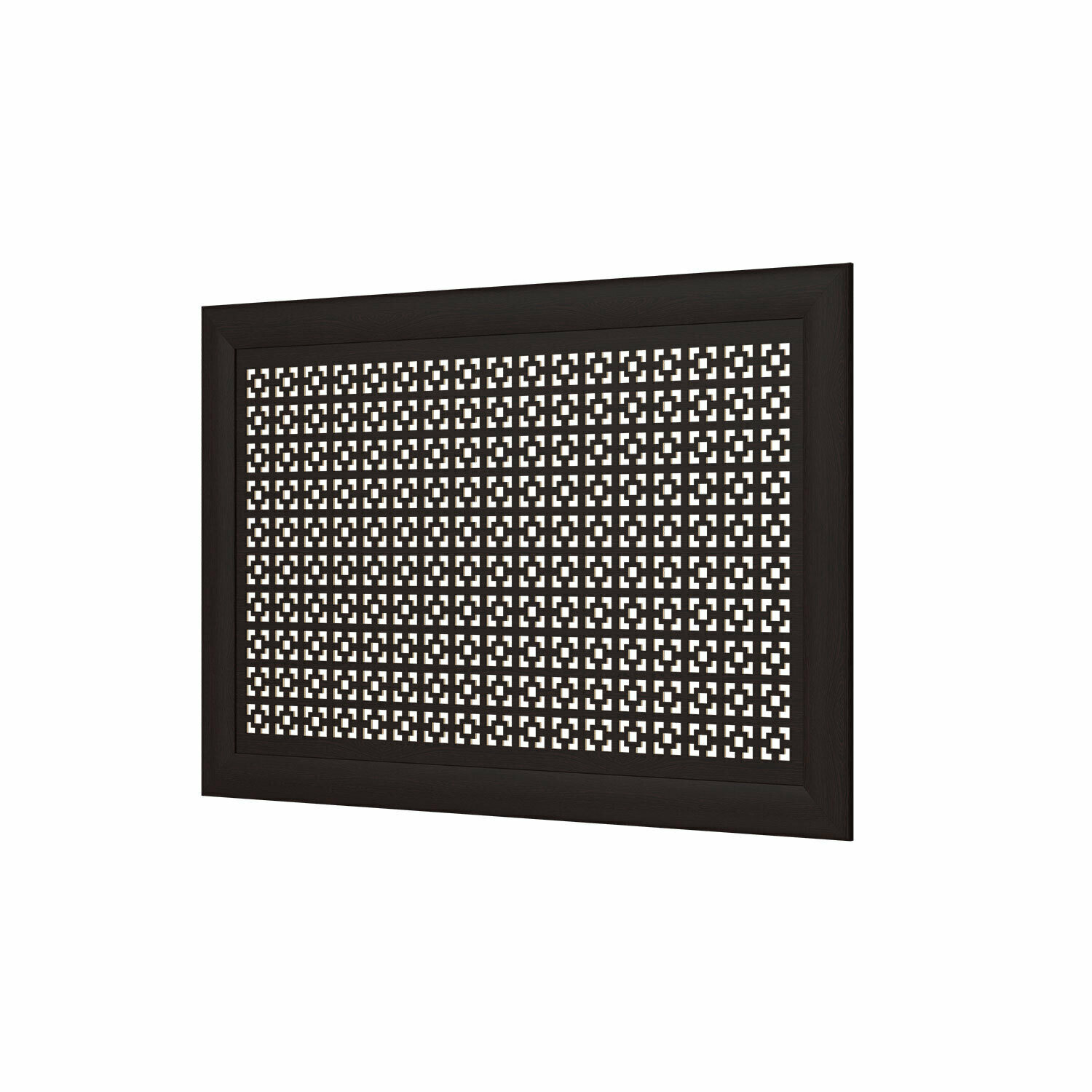 Экран декоративный для радиаторов и батарей: 600х900 мм, венге, дамаско, серия Модерн с рамкой