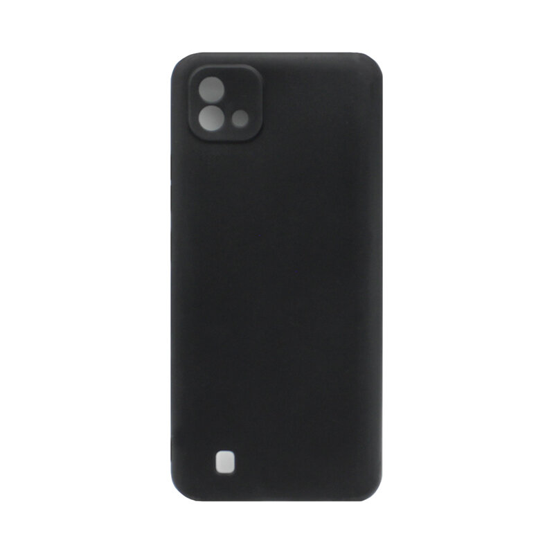 Чехол для Realme C11/ C20 с защитой камеры, Premium TPU, матовый черный