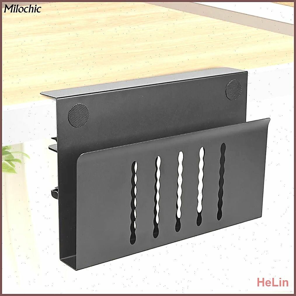 Кронштейн для хранения ноутбука, зарядка и охлаждение с держателем ручки, многофункциональный кронштейн для настольного планшета без перфорации