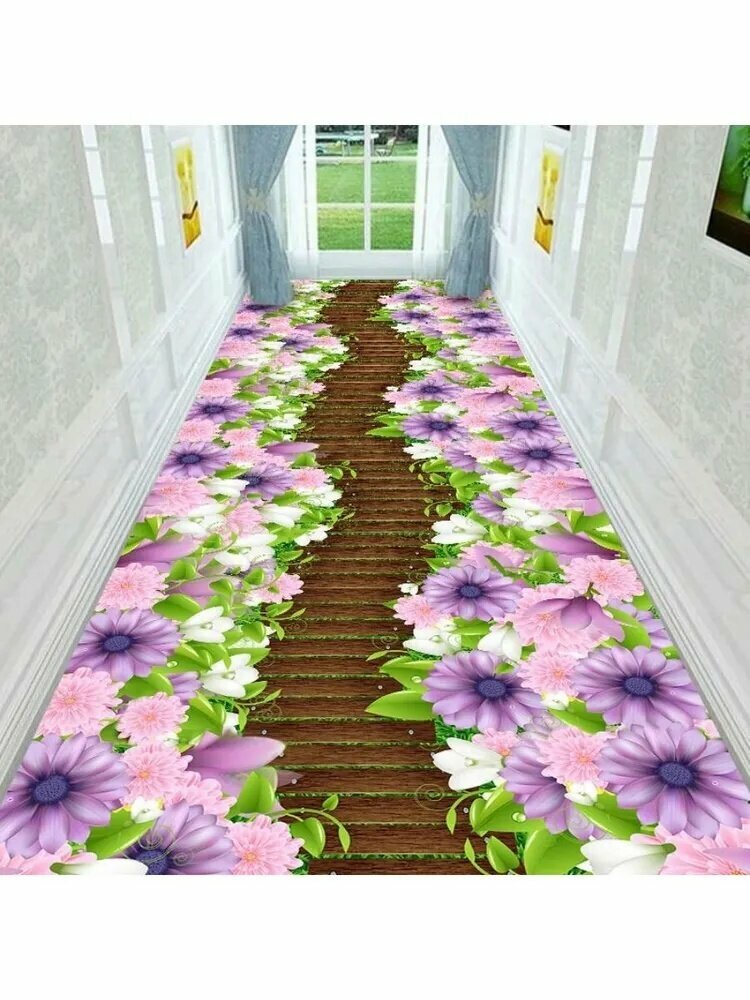 Ковер 40x60 см3D ковер домашняя гостиная спальня нескользящий дверной коврик — фото 1