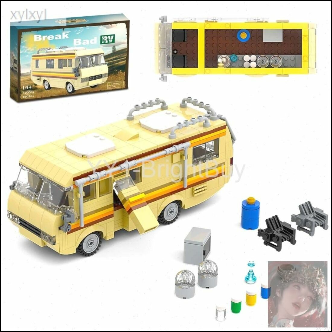 Игрушка из строительных блоков Breaking Bad Rv