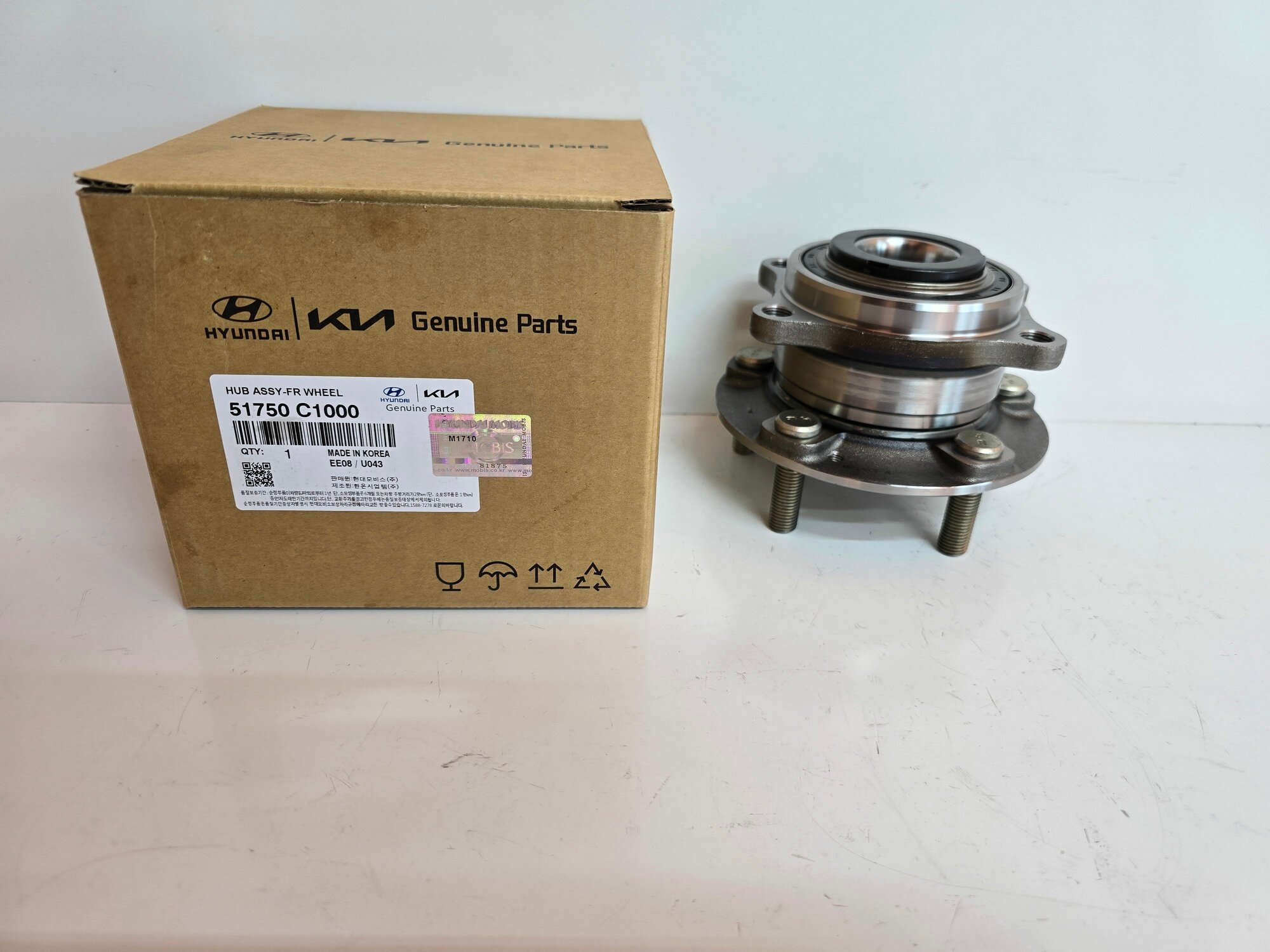 Ступица передняя (в сборе) I30 2012-, Соната 2014-2019, Туксон 2004-, Оптима 2015-, Спортейдж 2004-