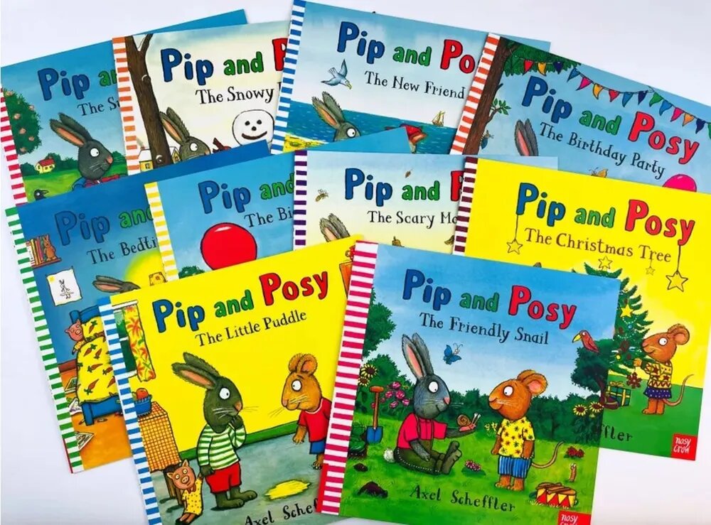 Pip and Posy Книжки картинки для детей на английском языке для самостоятельного чтения