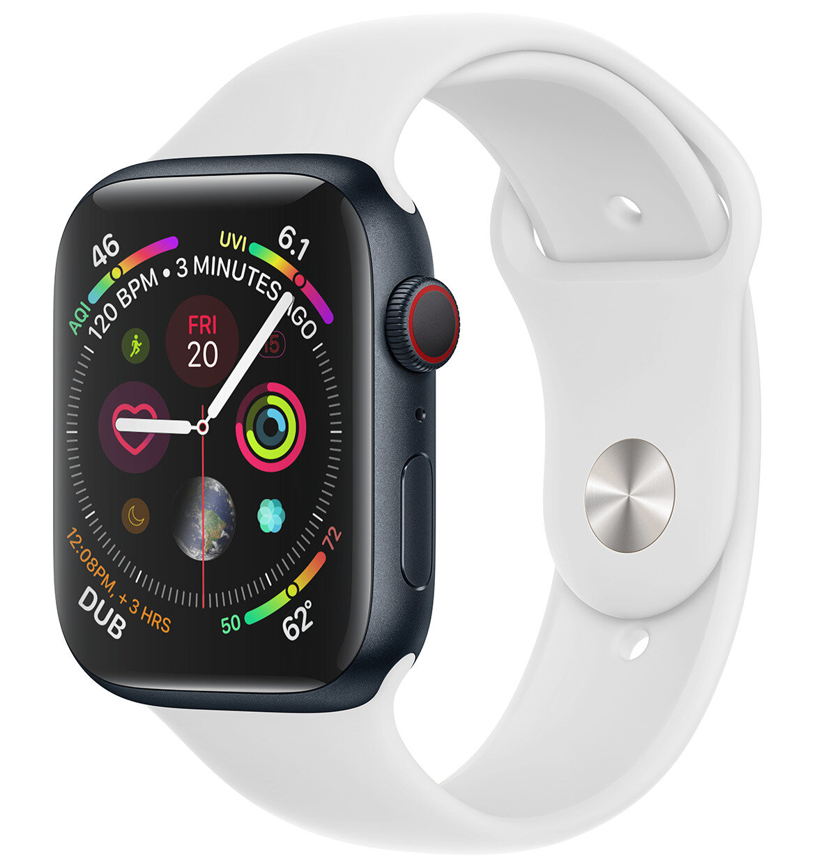 Ремешок для Apple Watch 38/40/41/42 mm размер M/L, силиконовый, цвет Белый, браслет на смарт-часы Эпл Вотч для iWatch Series 11 10 9 8 7 6 5 4 3 2 1 SE 3 SE 2 SE совместимый