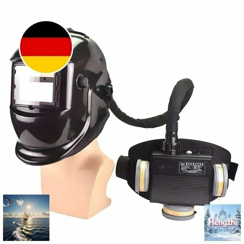 Сварочная маска с автоматическим затемняющим фильтром Антивирусный фильтр с подачей воздуха