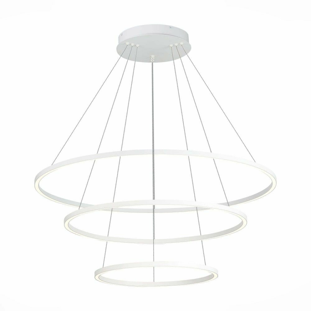 ST605.503.114 ST-Luce Cветильник подвесной SMART ST-Luce Белый/Белый LED 1*114W 2800-6500K.