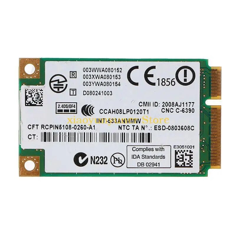 Беспроводная сетевая карта P9JB Mini PCI-E для 5300AGN 5300AGN