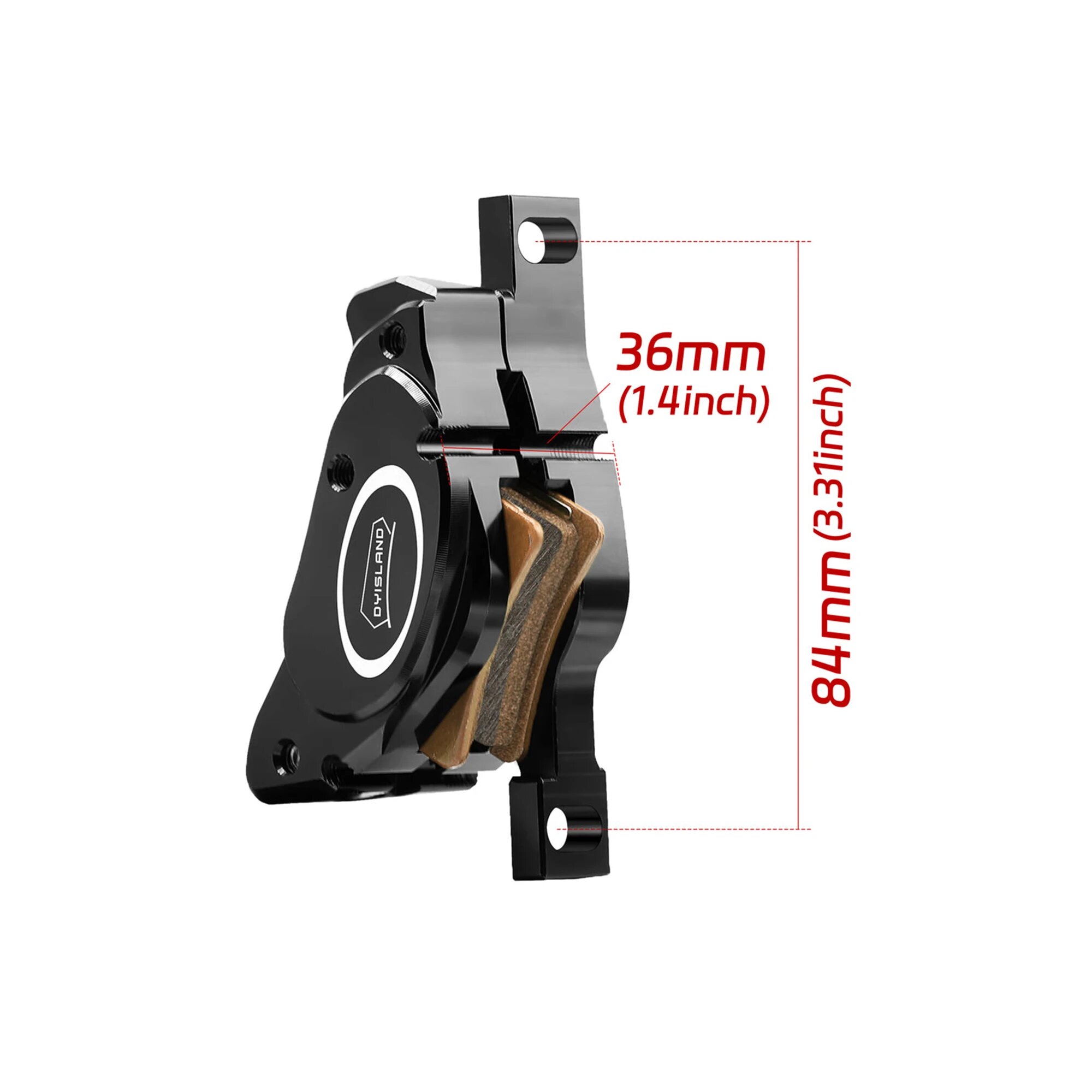 DYISLAND LD-200PLUS гидравлический суппорт дискового тормоза левый Black