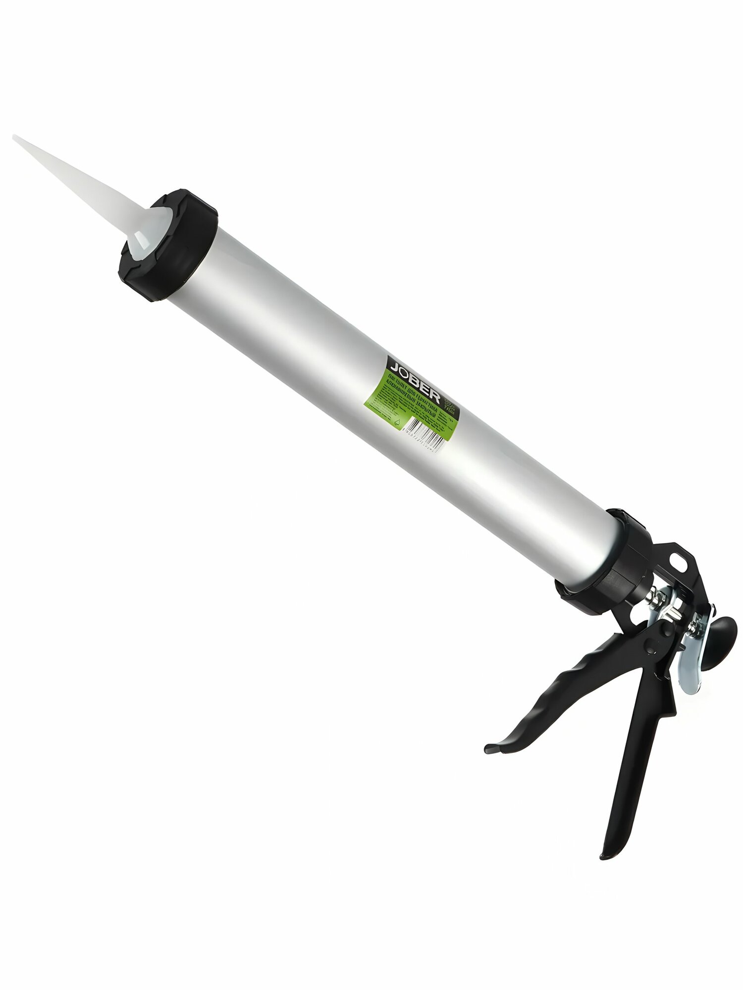 Пистолет для герметика Jober 600 мл алюминиевый трубчатый строительный инструмент для ремонта и отделки 271024