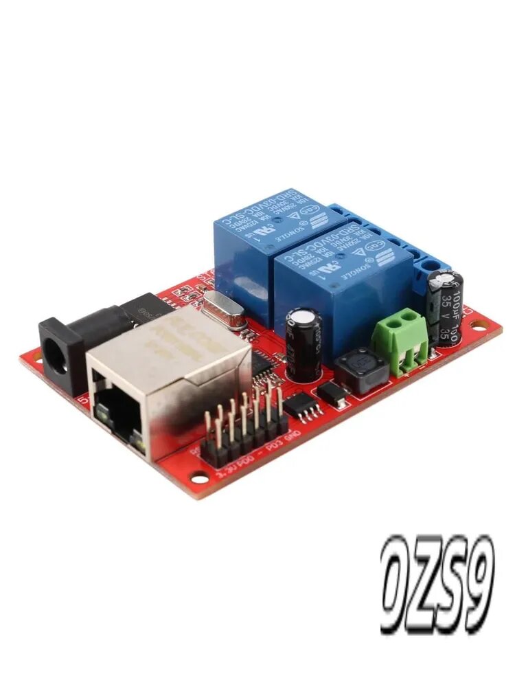 LAN Двухсторонняя релейная плата Ethernet Переключатель задержки Модуль контроллера /UDP Веб-сервер