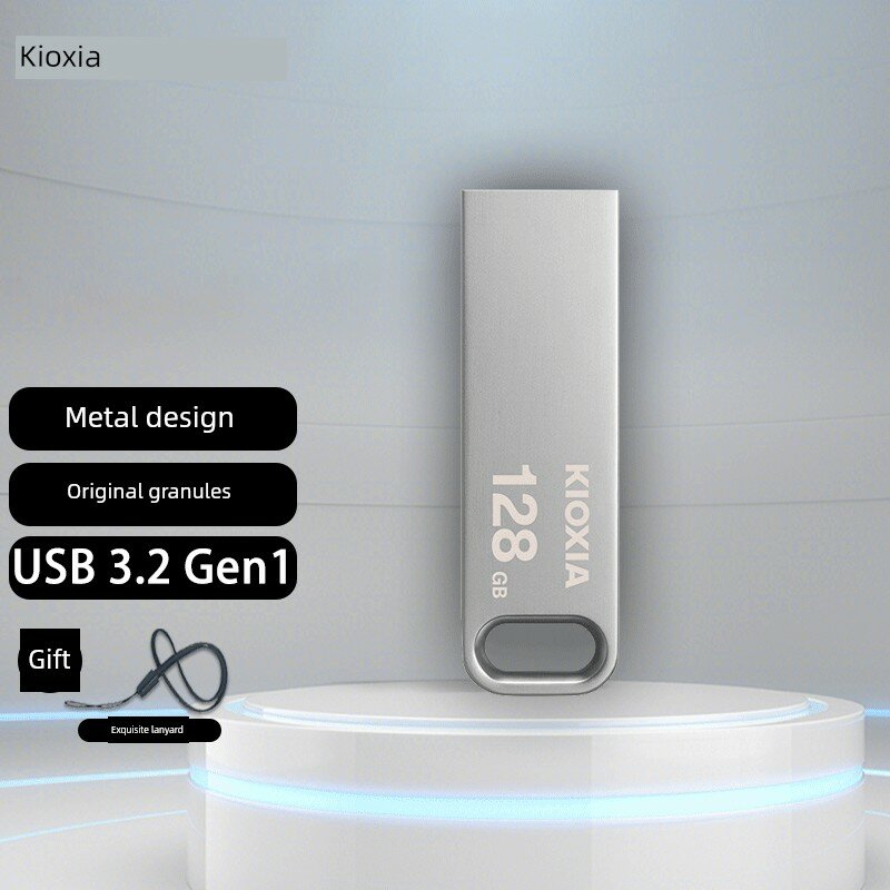 Официальная мини-флешка 128 ГБ USB 3.0 для бизнеса, серебристый цвет