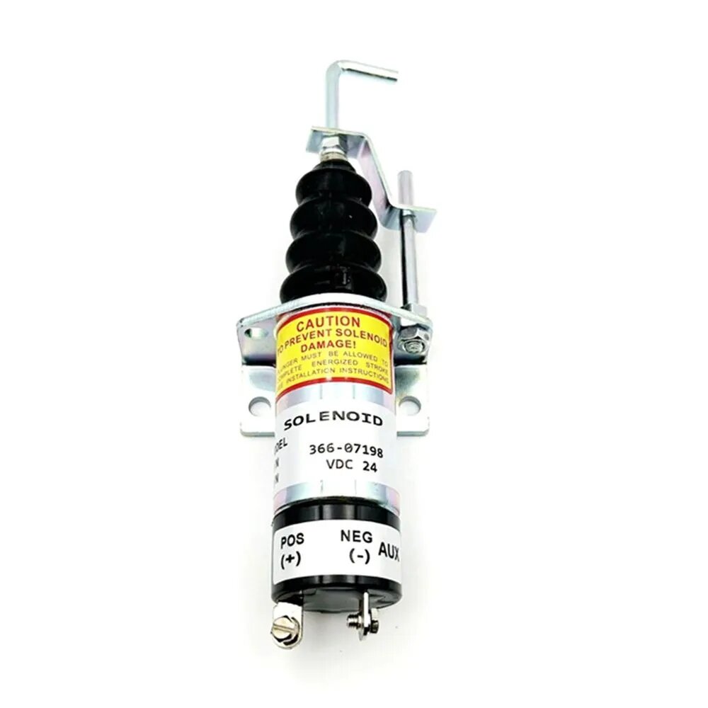 Соленоид отключения подачи топлива для двигателей 366-07197(12V) Деталь двигателя
