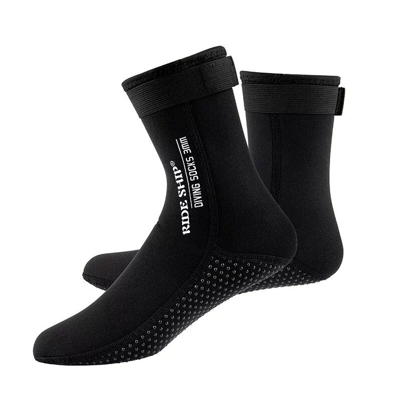 Носки для дайвинга, нескользящие, теплые, носки для серфинга, 3 мм, для пляжного плавания, фридайвинга, носки для ласт,