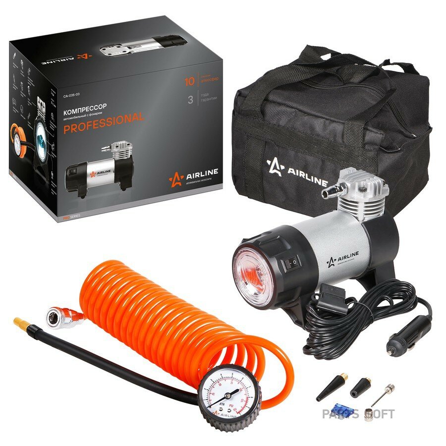 AIRLINE CA-035-03 Компрессор Professional в сумке (35л/мин. 10 АТМ) (CA-035-03)