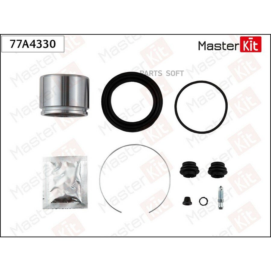 MASTERKIT 77A4330 Ремкомплект тормозного суппорта+поршень Lexus ES (_V4_) 2006 - 2012, Toyota RAV 4 III (_A3