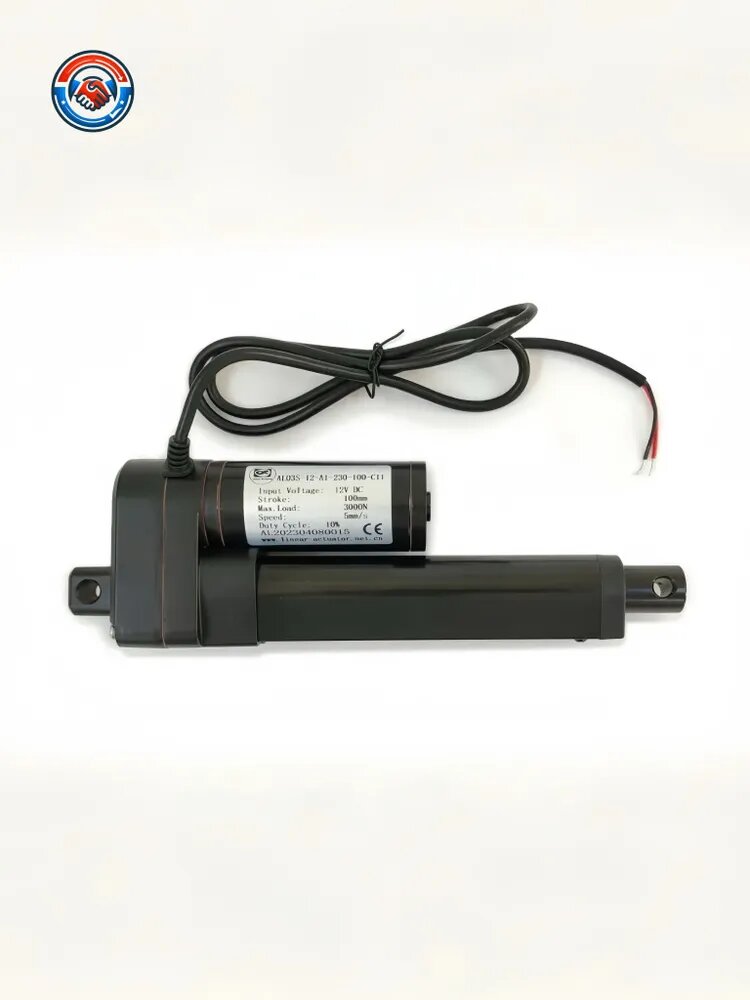 Проветриватель оконный с линейным приводом 12 В, тихий автоматический открыватель форточки для дома и теплицы, компактный электропривод 300 кгс, ход 100 мм, защита IP54