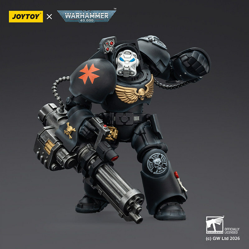 JOYTOY Dark Source Warhammer 40K6 Глава 18 Терминатор Черный тамплиер Белый шрам подвижная фигурка солдата модель для игры