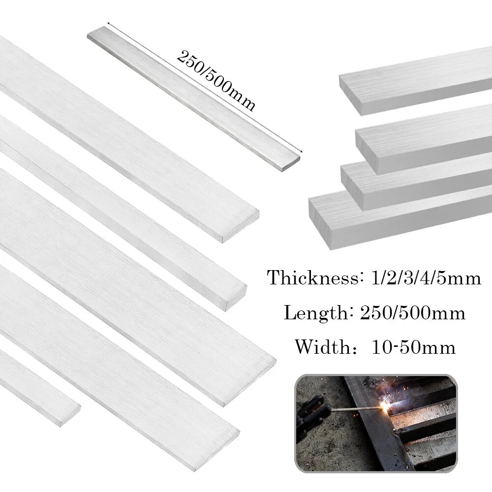 Лист нержавейки 304, 2x12x250 мм