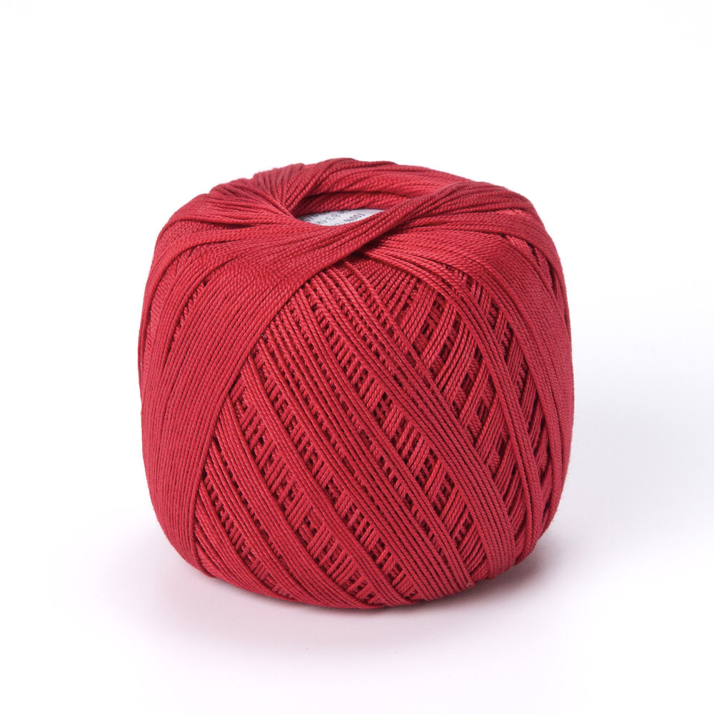 Пряжа для вязания YarnArt Lily 5020 темно-красный 50 гр/225 м 100% мерсеризованный хлопок