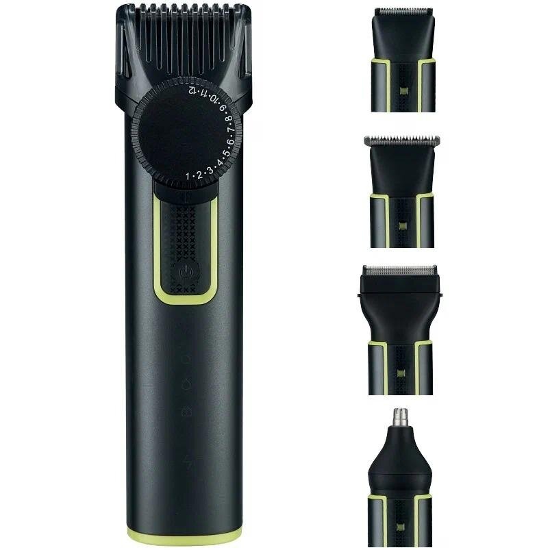 Многофункциональный триммер Kit Life Beard Trimmer Set (KTLFQ01) Black, EU