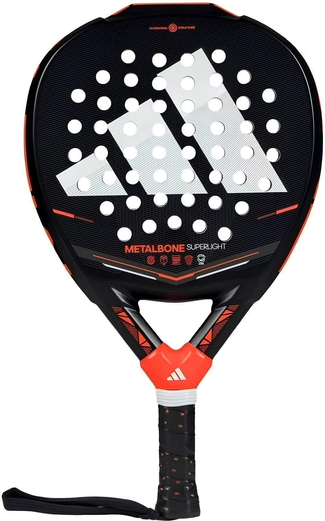 Ракетка для падел тенниса Adidas Metalbone Superlight 2026 Чёрный Оранжевый