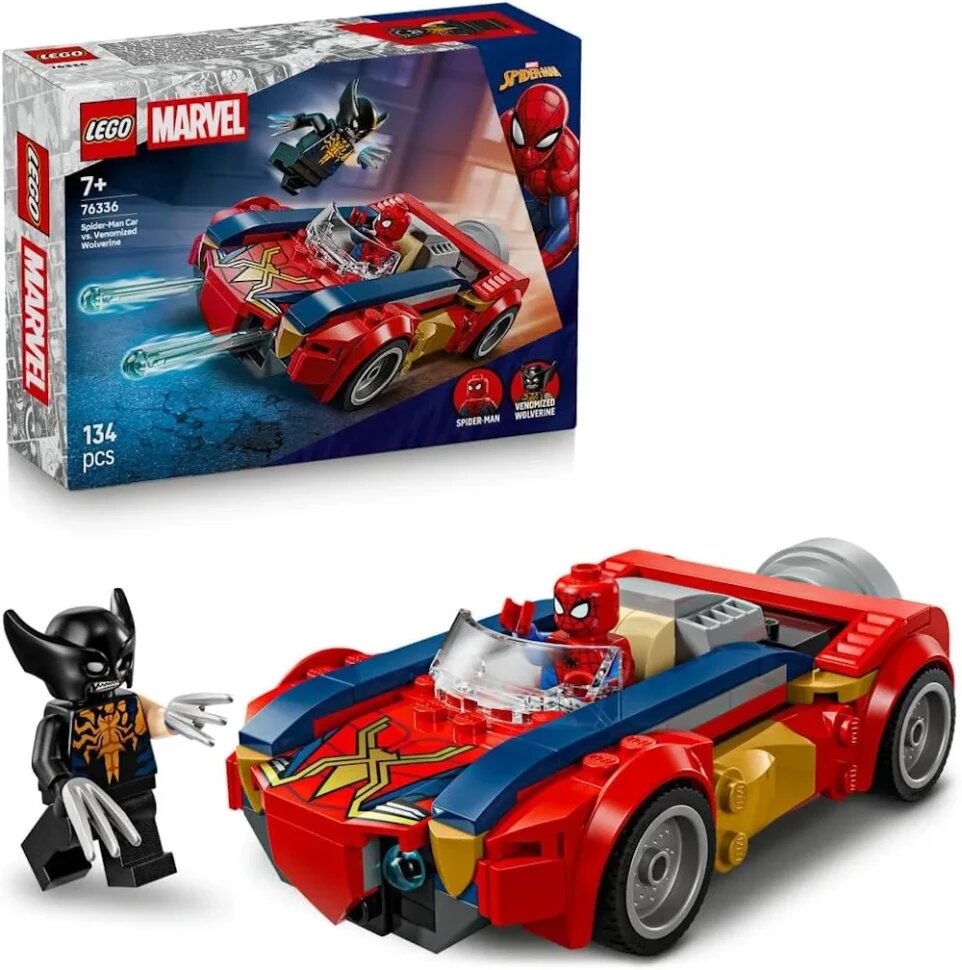 Конструктор LEGO Marvel Super Heroes 76336 Машина человека-паука 134 дет.