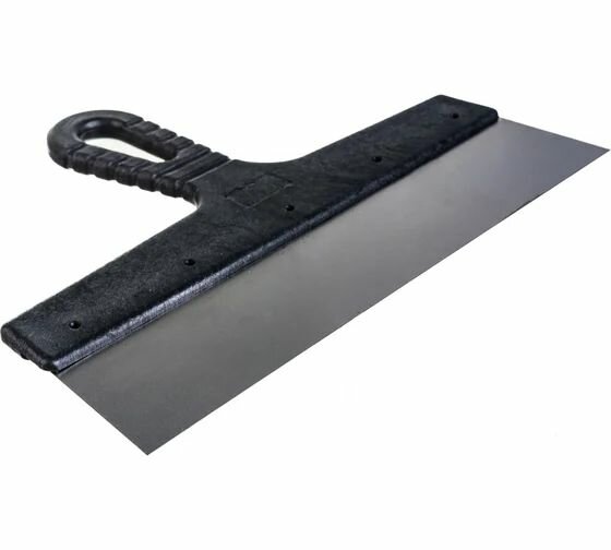 Фасадный шпатель СИБРТЕХ из нержавеющей стали,300 мм, пластмассовая ручка