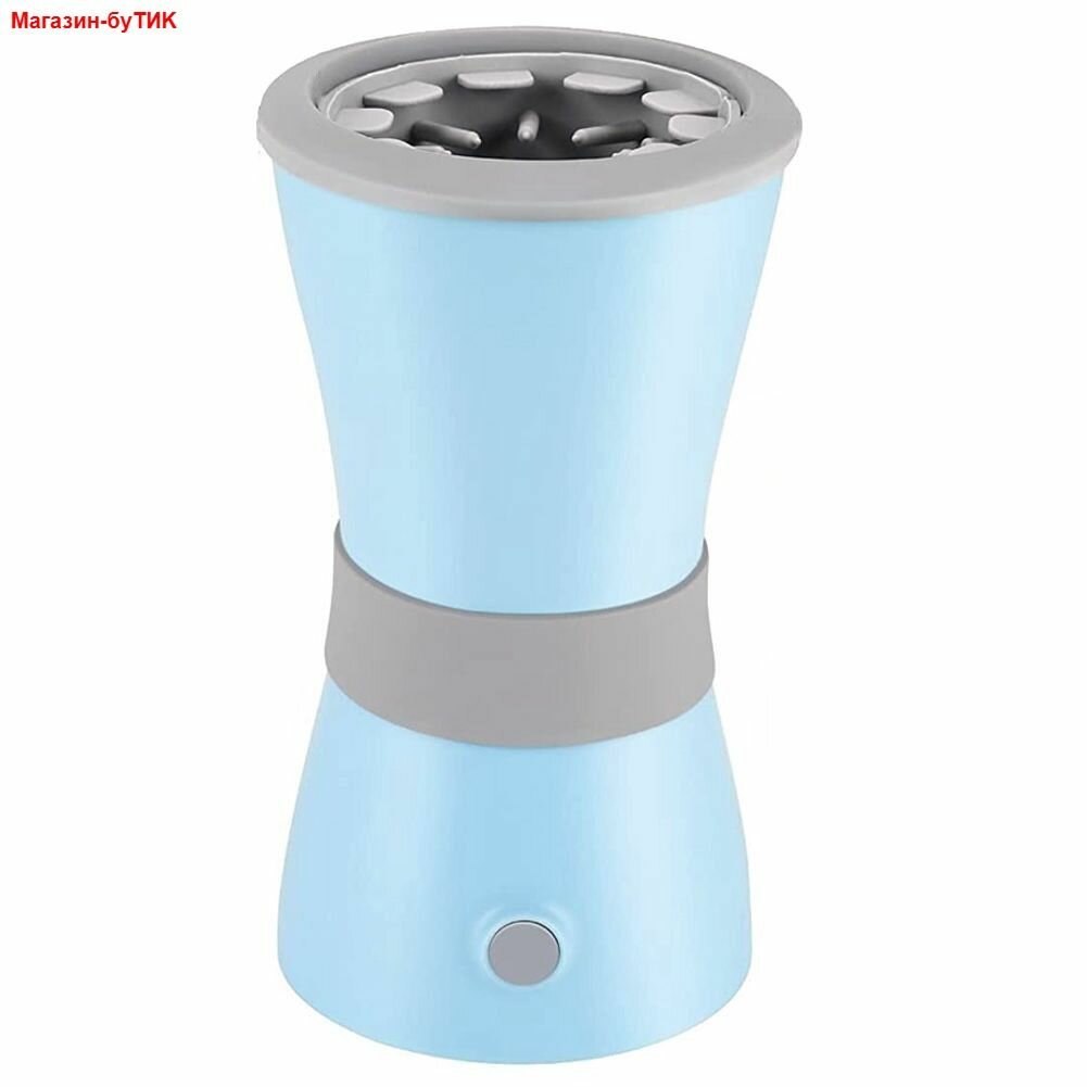 Чистящее средство для собак, электрическая перезаряжаемая чашка для мытья через USB, портативная мойка для ног домашних животных с мягкой силиконовой щеткой для