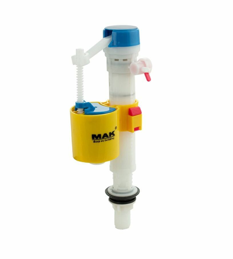 Нижний впускной клапан для бачка унитаза, универсальный