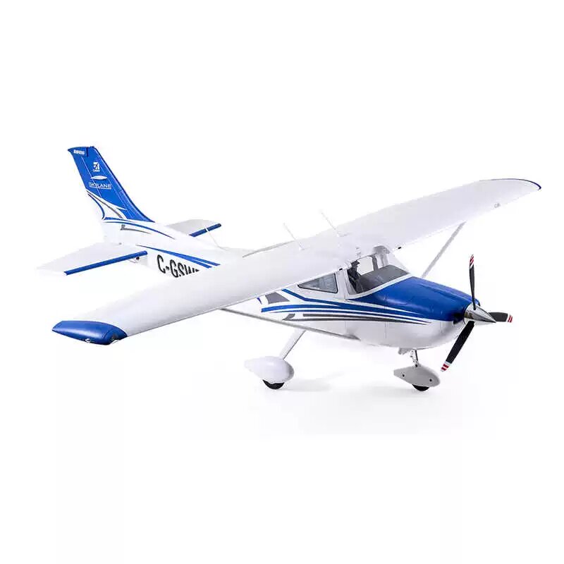 Синяя PNP модель самолета CESSNA 182 масштаб 1500 мм, электрический фиксированный крылышный учебный самолет без