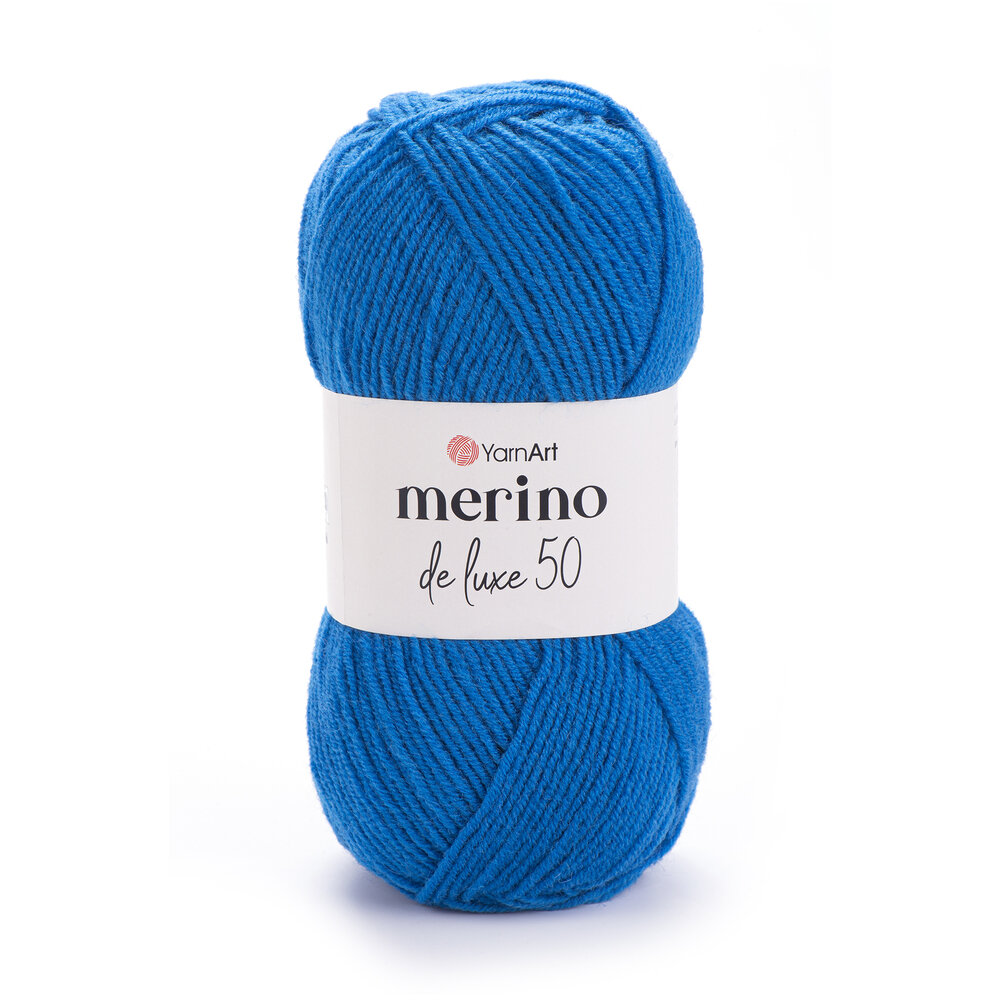 Пряжа для вязания YarnArt Merino de luxe / 50 3040 электрик 100 гр/280 м 50% шерсть, 50% акрил