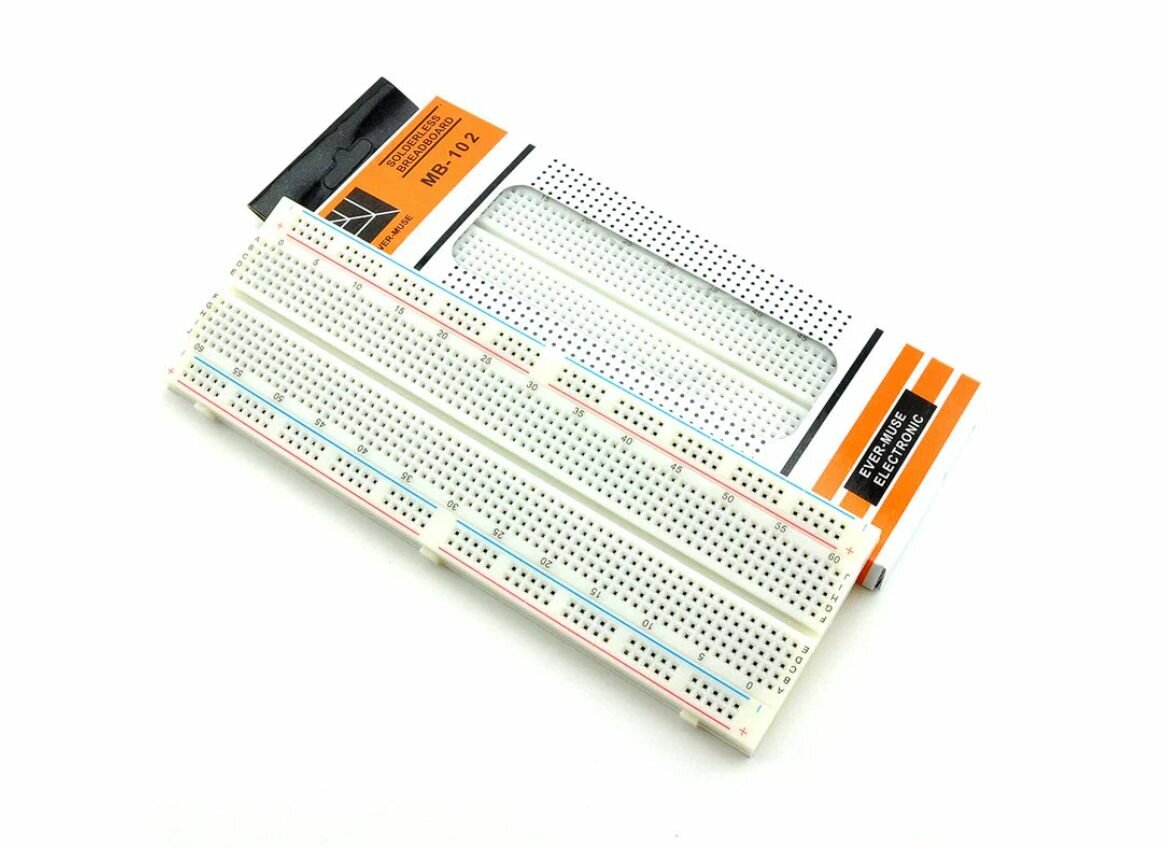 Макетная плата MyPads для экспериментов Arduino MB102 универсальная доска для проектирования без пайки 830 отверстий