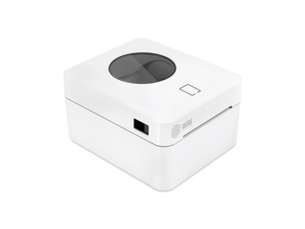 Термопринтер Cactus CS-TP-D410U-W 203dpi 160мм/с/USB для печ. этик. белый