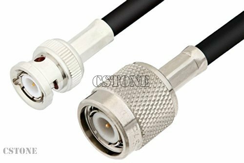 TNC штыревой к BNC штыревой кабель используя 75 Ohm RG59 коаксиальный