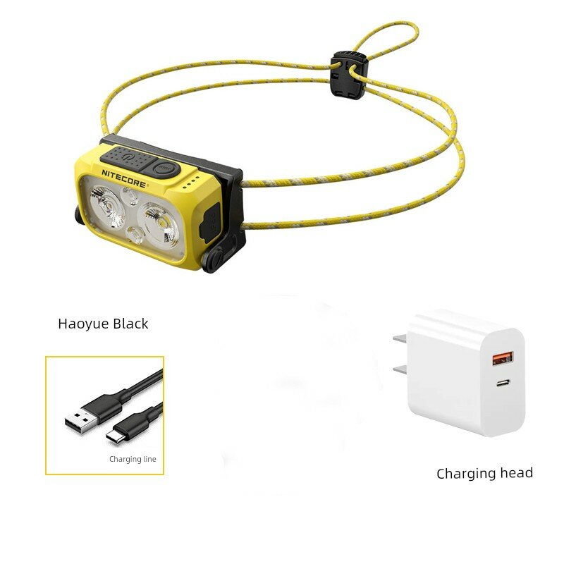 Nitecore NU21 Желтый светодиодный фонарь с зарядным устройством для приключений на открытом воздухе