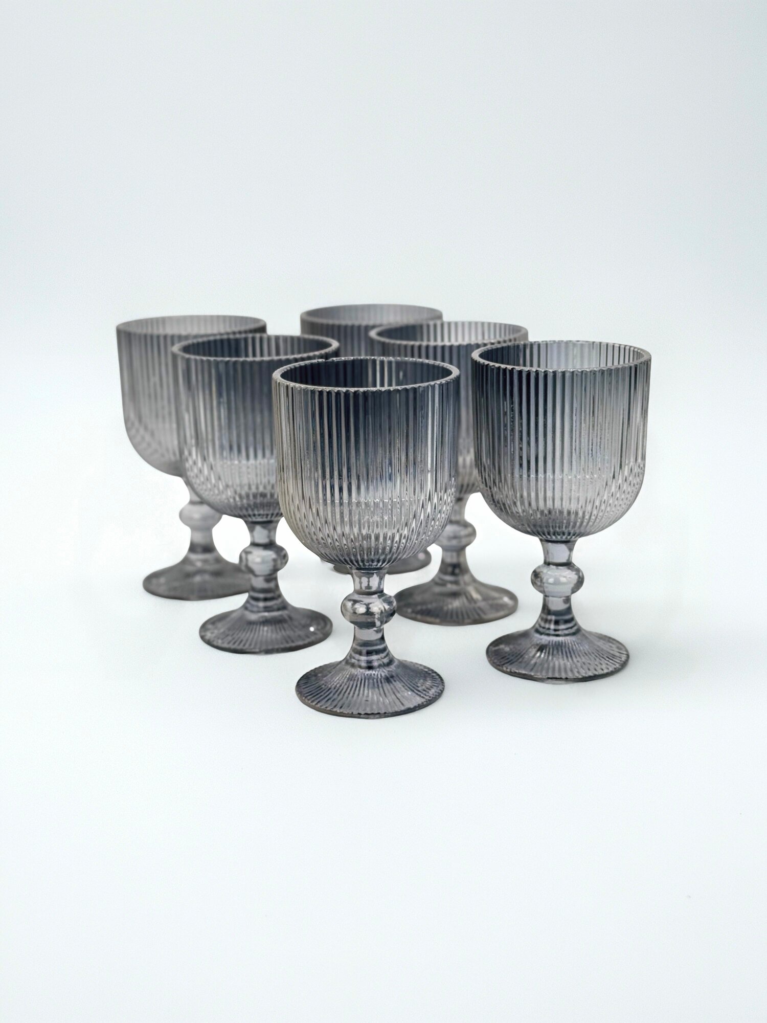 Набор бокалов, фужеров для шампанского, вина, 6 шт