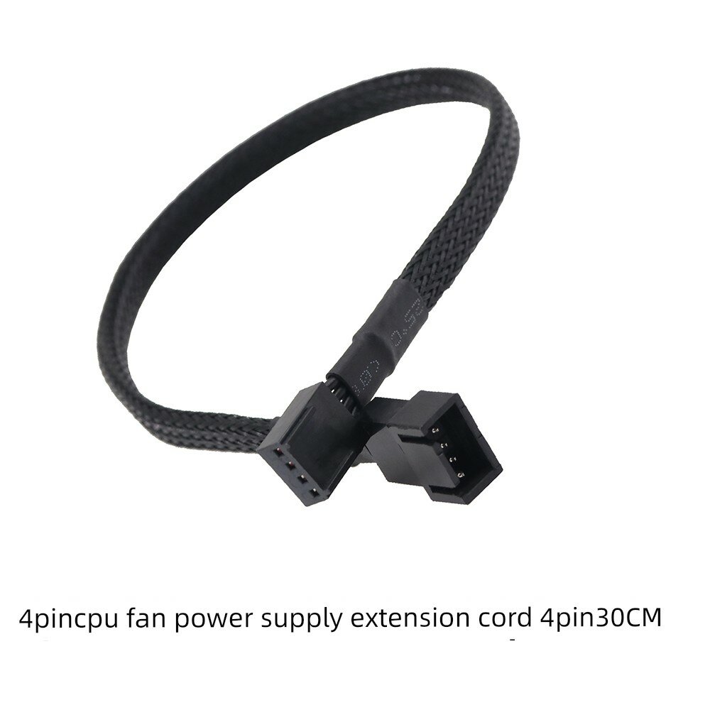 Маленький 4PIN PWM кабель-удлинитель вентилятора с регулировкой температуры для охлаждения компьютера