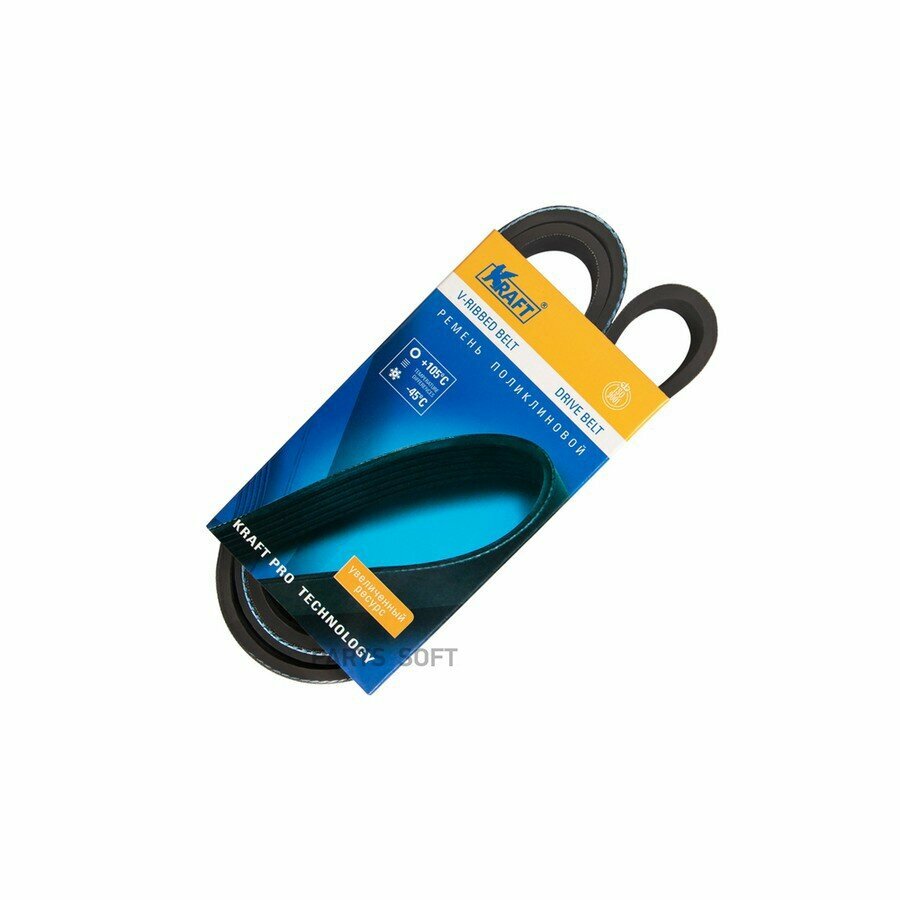 Ремень генератора для а/м ГАЗ (6PK1230) 406 дв. "KRAFT" KRAFT KT 685661 | цена за 1 шт