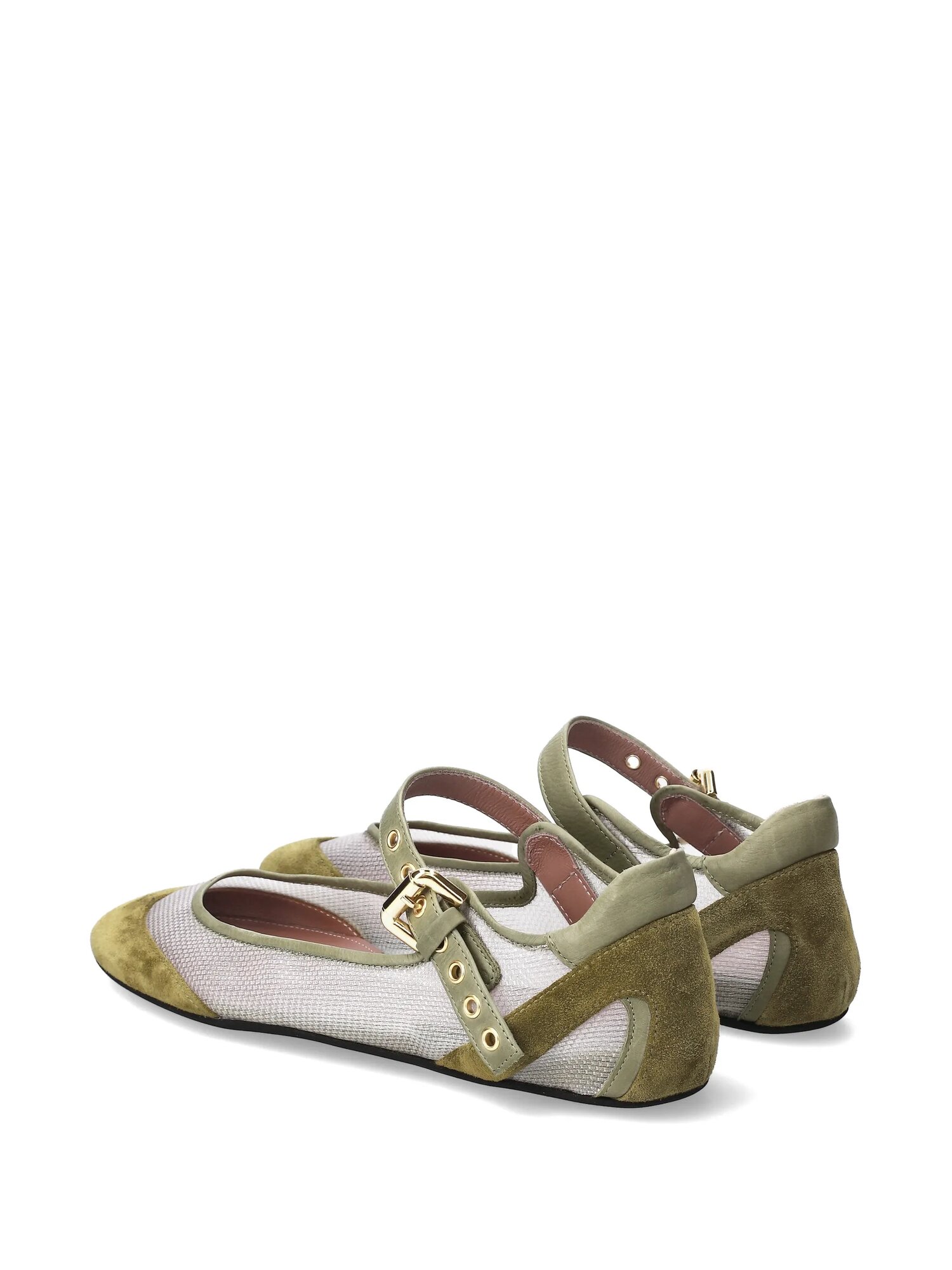 Балетки PREMIATA Buckle ballet flats, размер 39 EU, разноцветный — фото 1